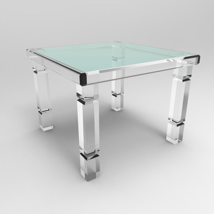 Buy Plexi-Craft Clear Acrylic Tables | Modern Lucite Coffee & Dining Tables