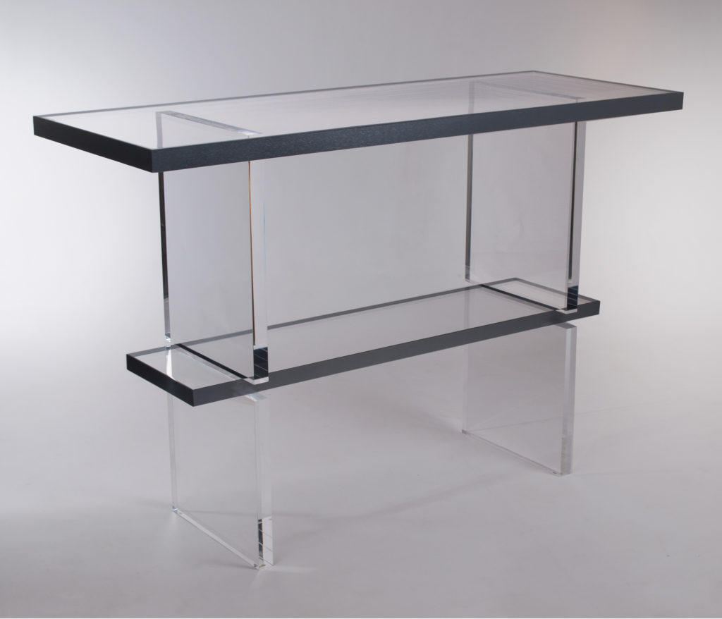 Genesis Console Table with a Powerful Look By Plexi-Craft