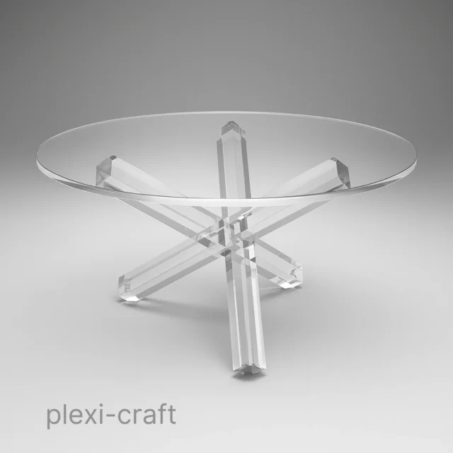 Nexus Clear Acrylic Table | Elegant Lucite Coffee Table Design